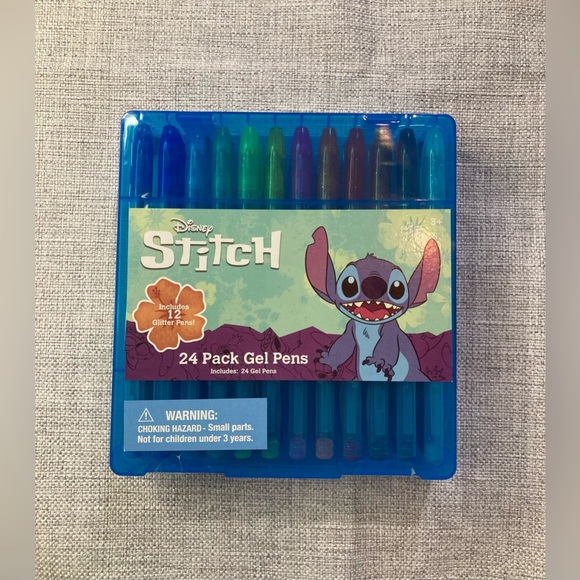 Other | Disney Lilo Stitch Floral Stitch Gel Pen Set | Poshmark